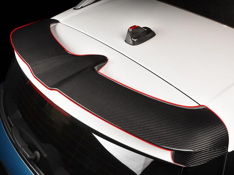 Fit For Mini Cooper Countryman F60 Dry Carbon Fiber Rear Boot Spoiler ...