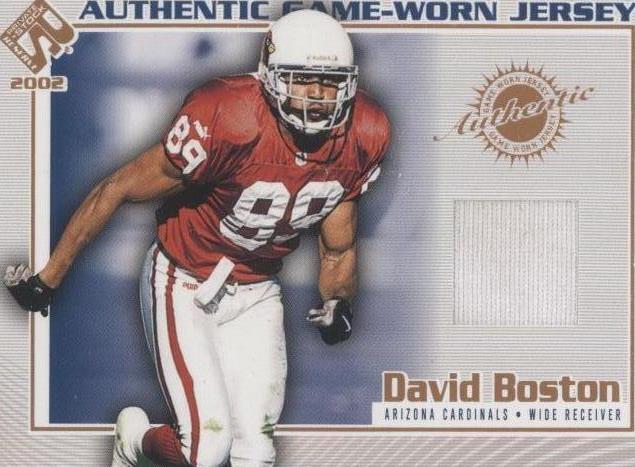2002 Pacific Private Stock Reserve - Authentic Game-Worn Jersey David ...