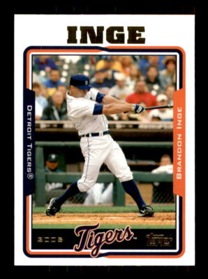 2005 Baseball Topps Brandon Inge Detroit Tigers #442 | eBay