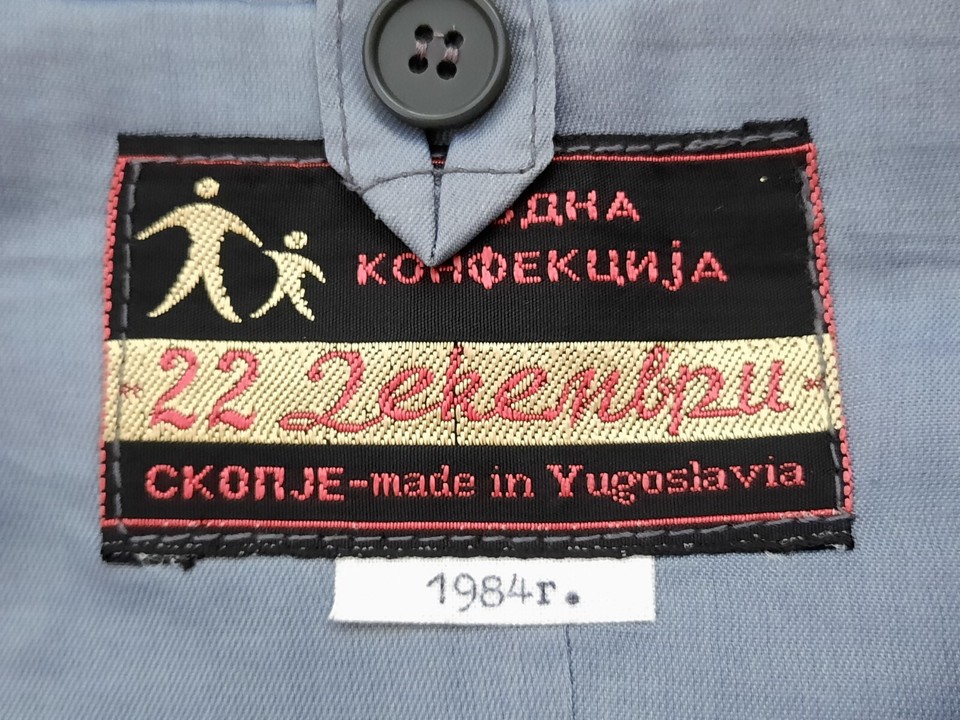 Vintage Yugoslavian Police Uniform Blouse Pants Raincoat Titovka Cap ...