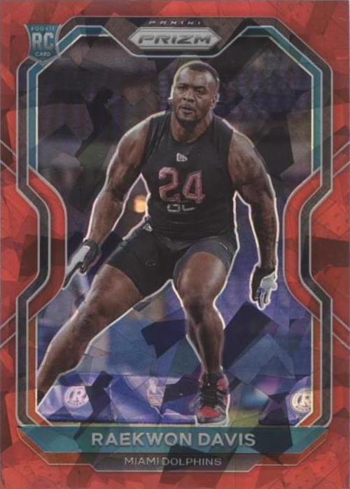2020 Panini Prizm - Rookie Raekwon Davis #341 Red Ice Prizm (RC) for ...