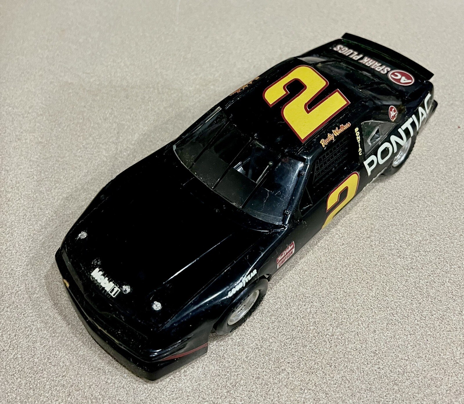 🏁 Monogram BUILT 1:24 Scale Rusty Wallace Pontiac Grand Prix Model Car ...