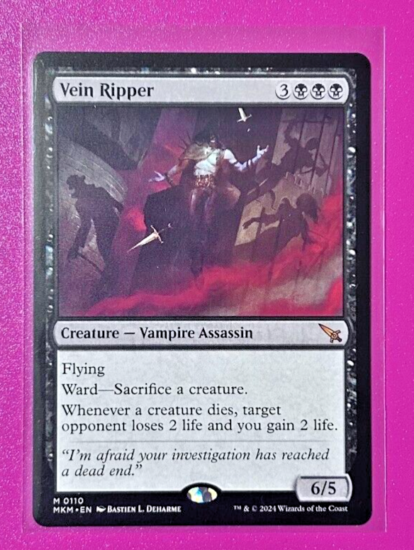 MTG **Vein Ripper** - Murders at Karlov Manor #110 - NM Regular Mythic ...