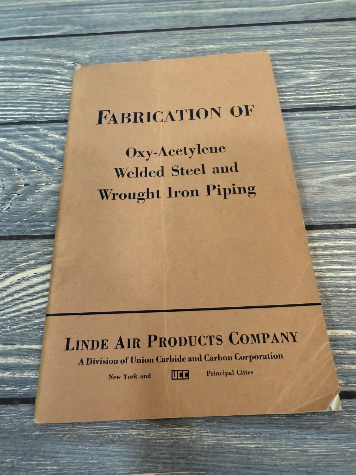 Vintage Fabrication Of Oxy-Acetylene Welded Steel & Wrought Iron Piping ...