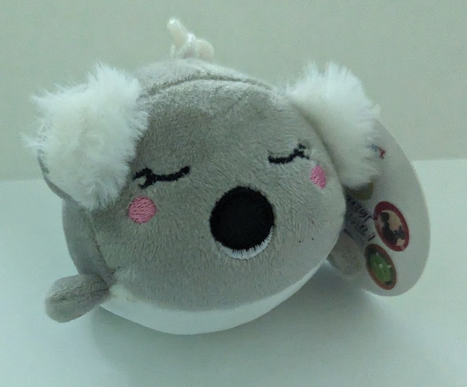 Smoochy Pals Koala Backpack Clip Keychain, Small Stuffed Animal, Soft ...