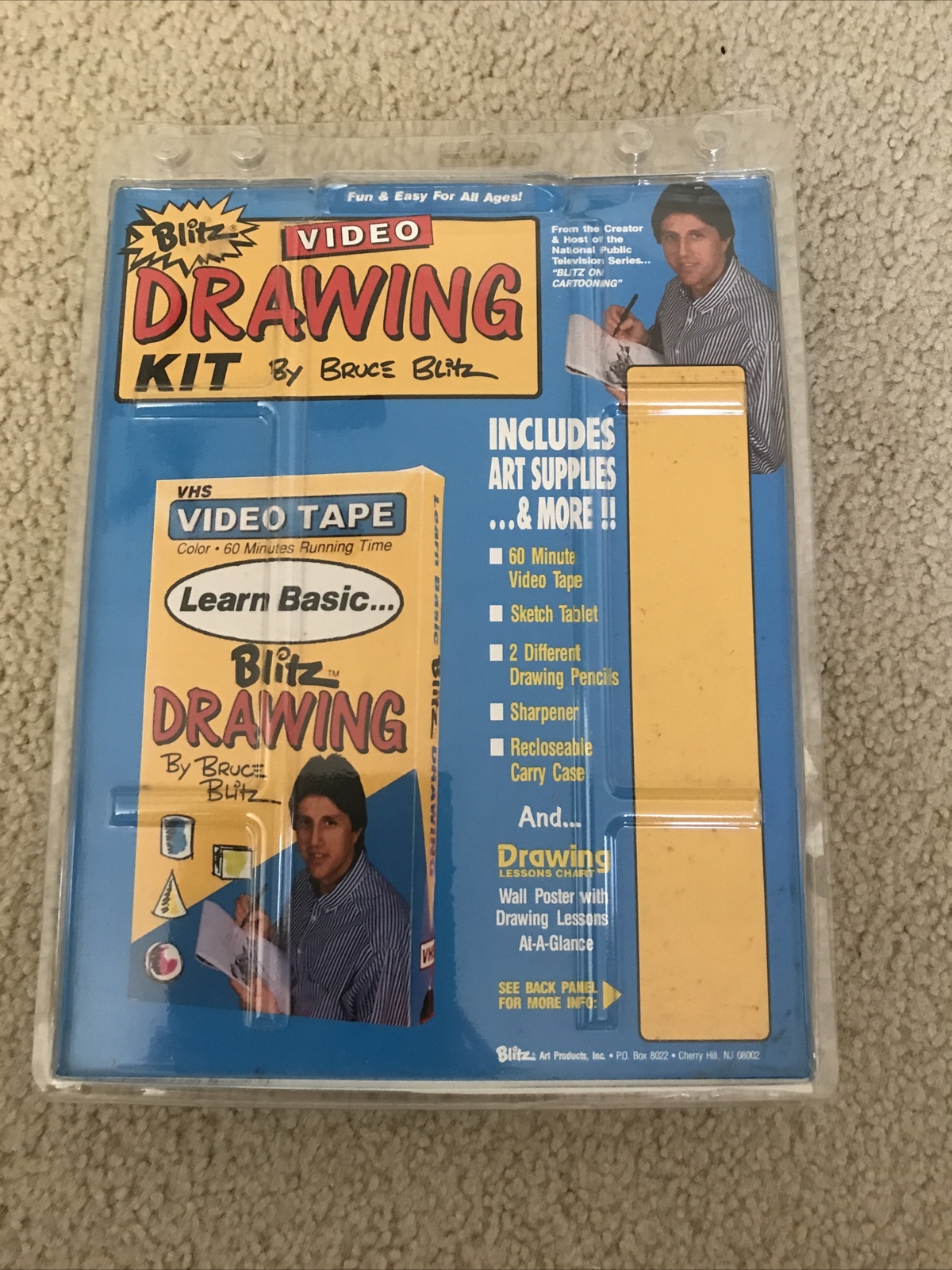 Vtg Blitz Video Drawing Kit by Bruce Blitz, VHS | eBay