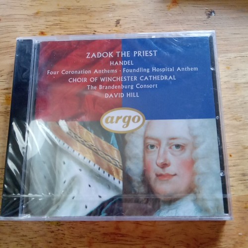 Zadok The Priest Handel Coronation Anthems Cd Argo David Hill Sealed ...