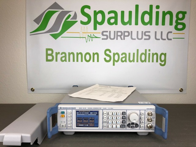 Rohde & Schwarz RF SMB100M Microwave Signal Generator for sale online ...