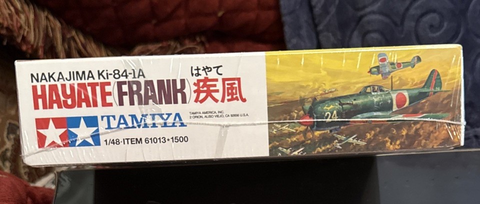 Tamiya 61013 1/48 Scale Aircraft Model Kit WWII Nakajima Ki-84-IA ...