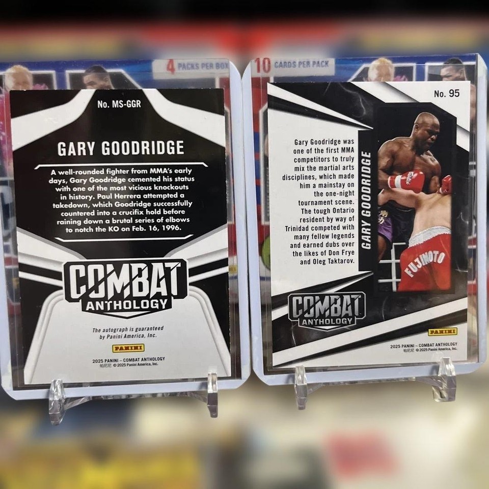 Gary Goodridge autograph card 10/10 serial card | eBay Australia