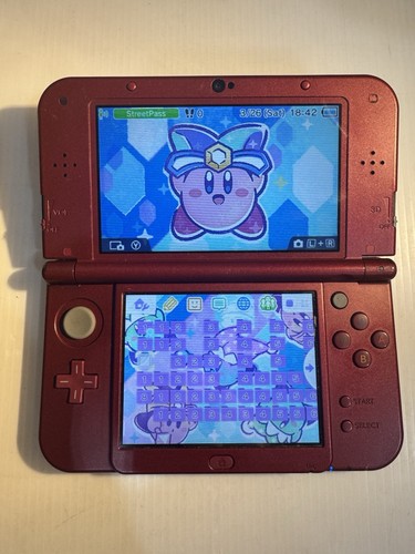 New Nintendo 3DS XL Handheld Console Red Gaming System - Charger ...