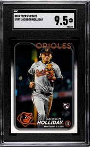 Jackson Holliday 2024 Topps Update #US97 Rookie Debut Price Guide ...