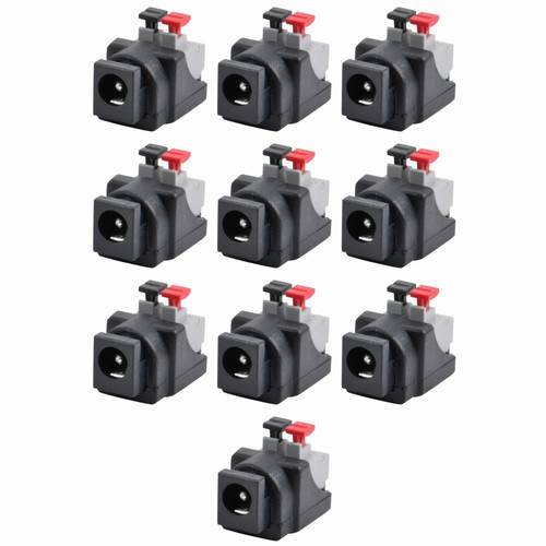 Open Barrel Connectors 2.1mm X 5.5mm 3PCS DC7909 DC8mm Powe Cable, 12V ...