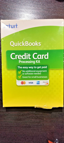 NEW & SEALED Intuit QuickBooks Credit Card Processing Kit Software ...