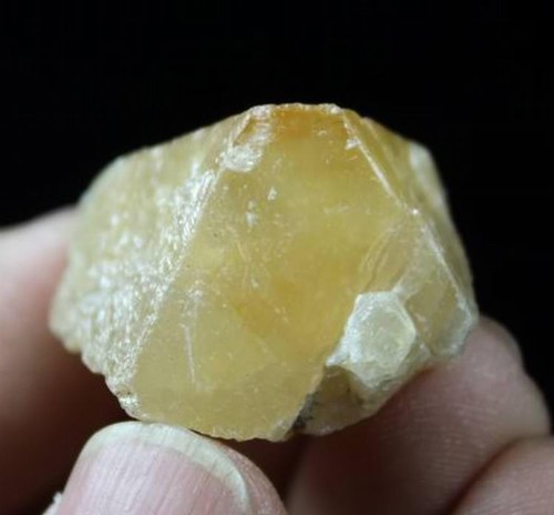 25g Pyramid Yellow Scheelite crystal Xuebaoding China mineral specimen ...