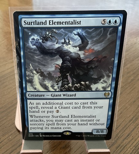 MTG - Surtland Elementalist. Kaldheim. Rare Blue Creature - Giant ...