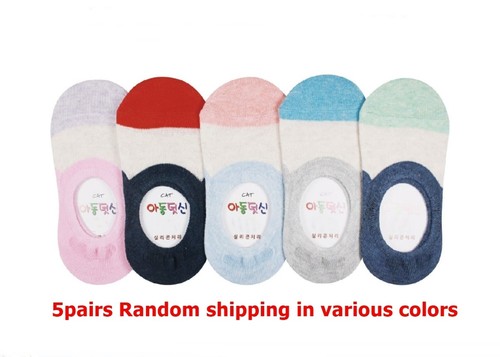 Korean CAT Kids 3tone Fake Socks 5pairs Color Random Shipping Made in ...