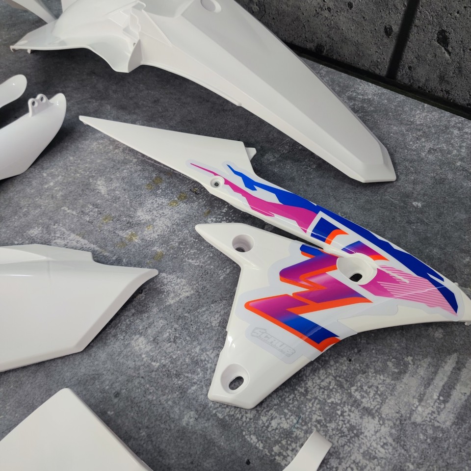 Plastics + Graphics Yamaha YZ450F 2014-2017 YZ250F 2014-2018 Retro ...