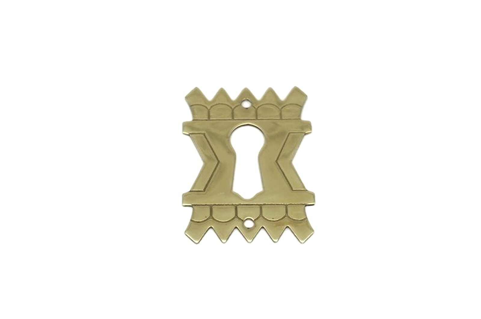 1" Keyhole Cover Plate Escutcheon Eastlake Furniture Brass Key Hole ...