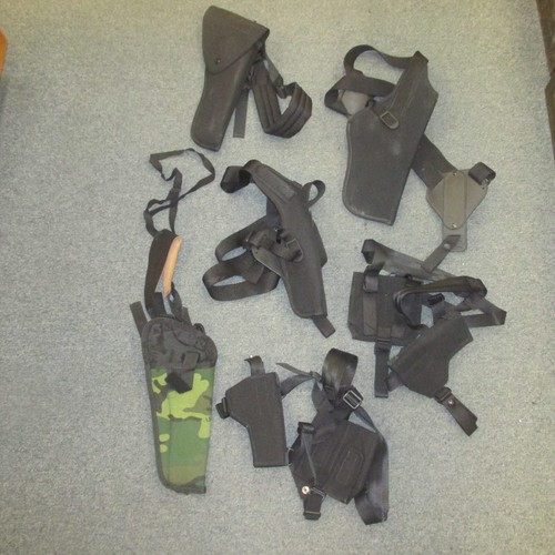 Lot of 6 Hand Gun shoulder Holsters Nylon Free Shipping | eBay