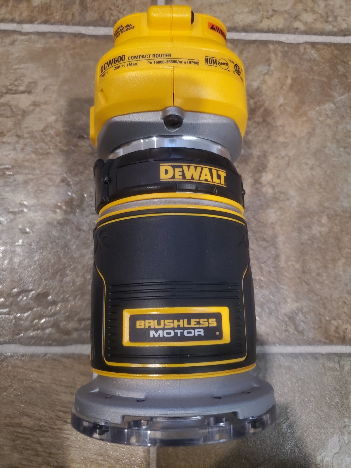 DEWALT DCW600 20V MAX XR Cordless Brushless Compact Router DCW600B New ...