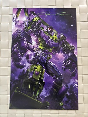 Transformers Galaxies #1 Signed By Clayton Crain Scorpion Virgin ...