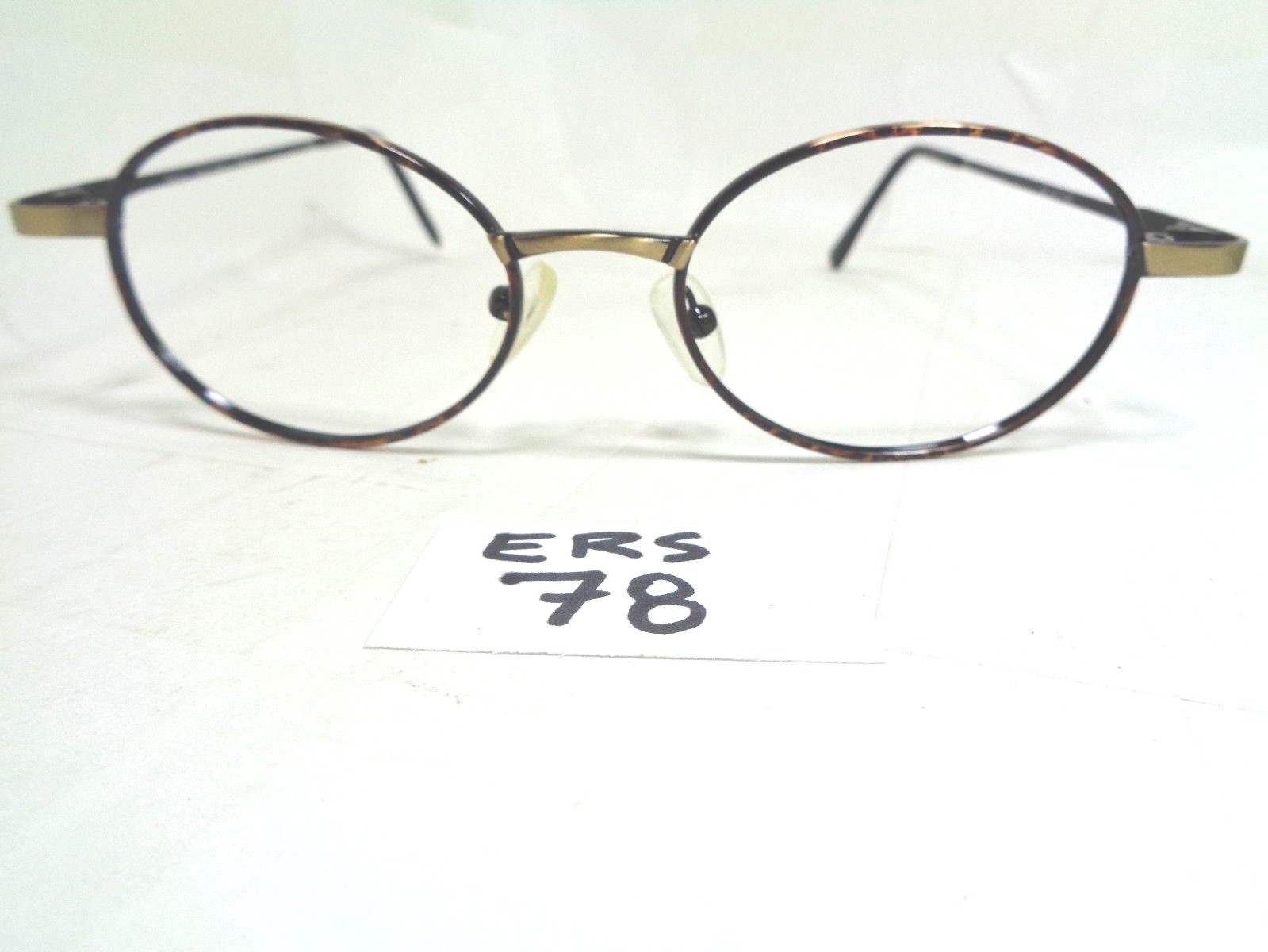 MARIO MARTINELLI Eyeglass Pinto Brass Black Round Used (ERS-78) | eBay