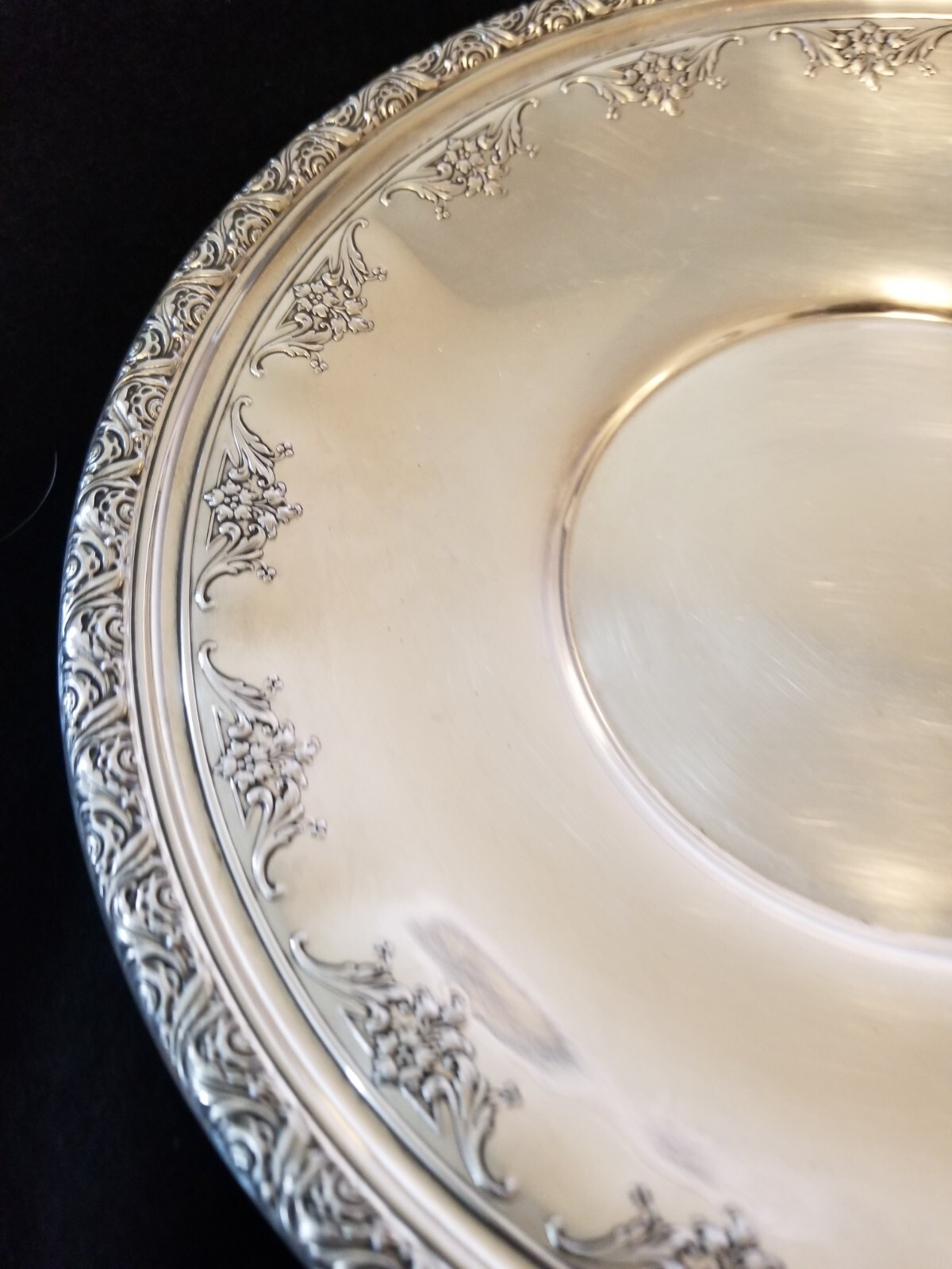 Alvin Vintage Solid Sterling Silver 925 Bowl Tray 9 1/2" 253.2g | eBay