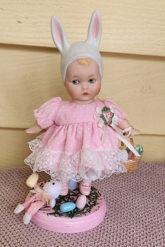 Bunny Love Easter 1998 Osmond 665 /2500 LTD Edition 7" Porcelain Doll W ...