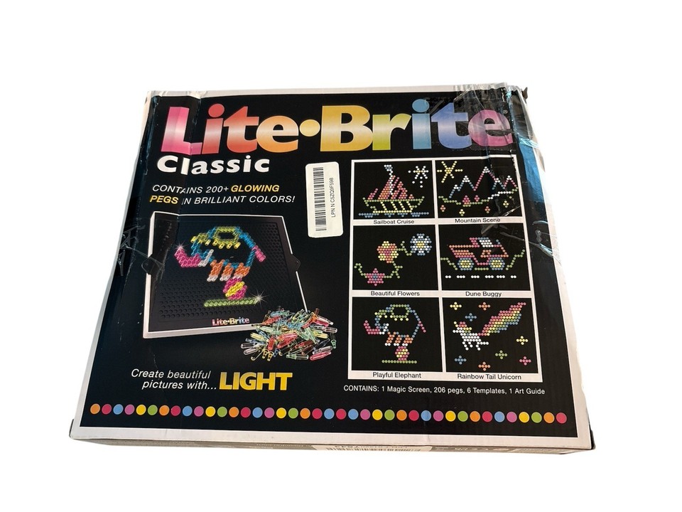 Lite-Brite Classic Game, 214 Pieces, Ages 3+ | eBay