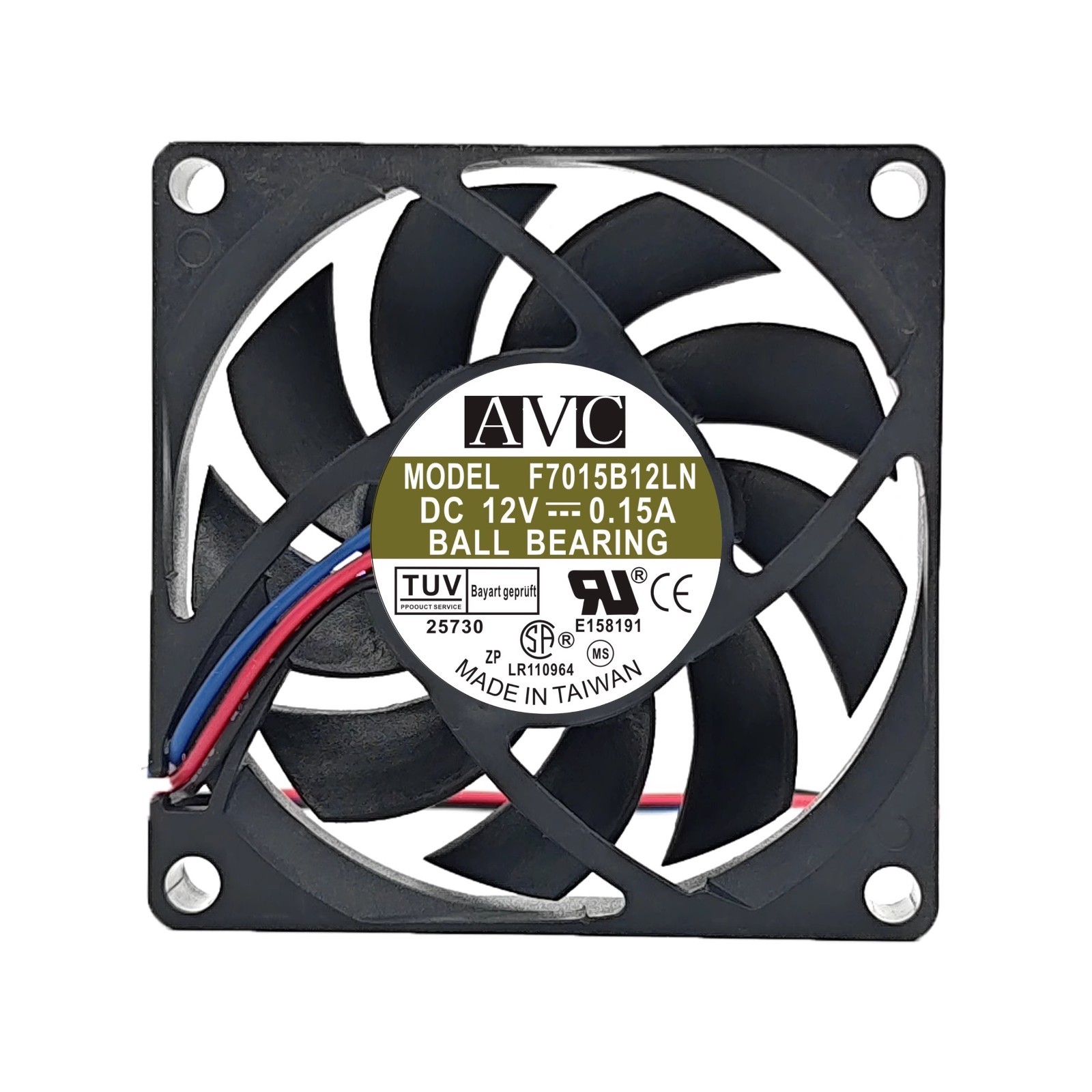 1 pcs AVC F7015B12LN 7CM 7015 12V 0.15A CPU cooling fan | eBay