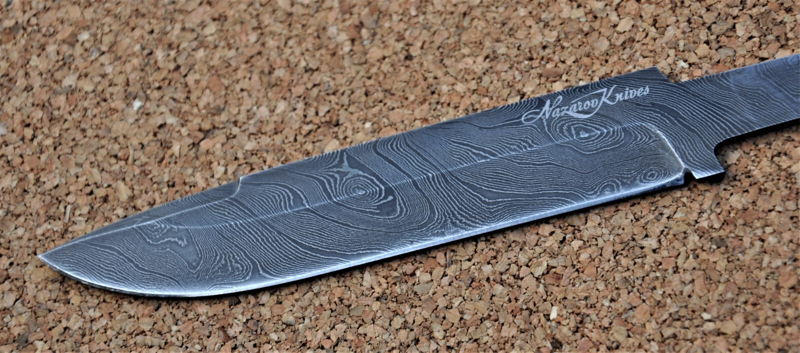 Exklusive Damast Klinge Rohling Messer Nazarov Knives HRC 62 Handarbeit ...