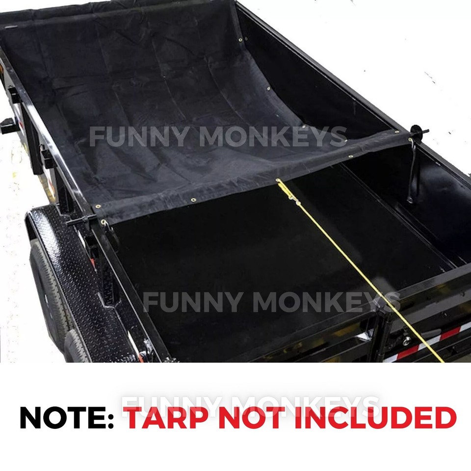 Tarp Retention Bow Cross Pull Bar for Dump Truck & Trailer Hand Crank ...