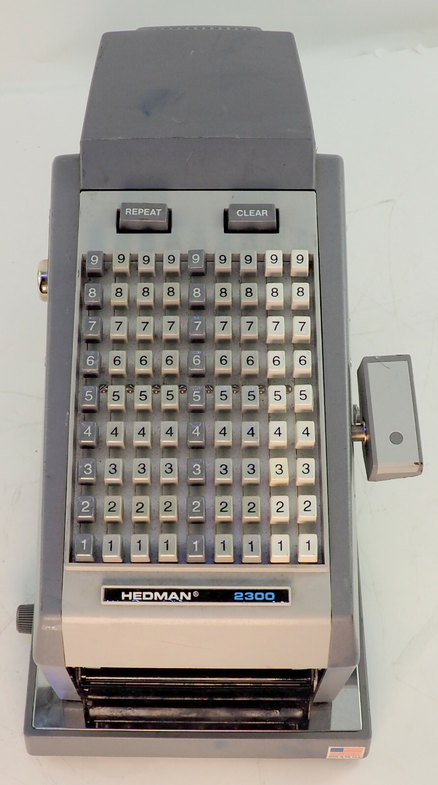 Vintage Hedman 2300 F&E Check Signer Protector Endorser (No Keys) | eBay