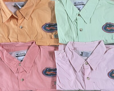 Florida Gators Columbia button up shirt lot bundle sz Large | eBay