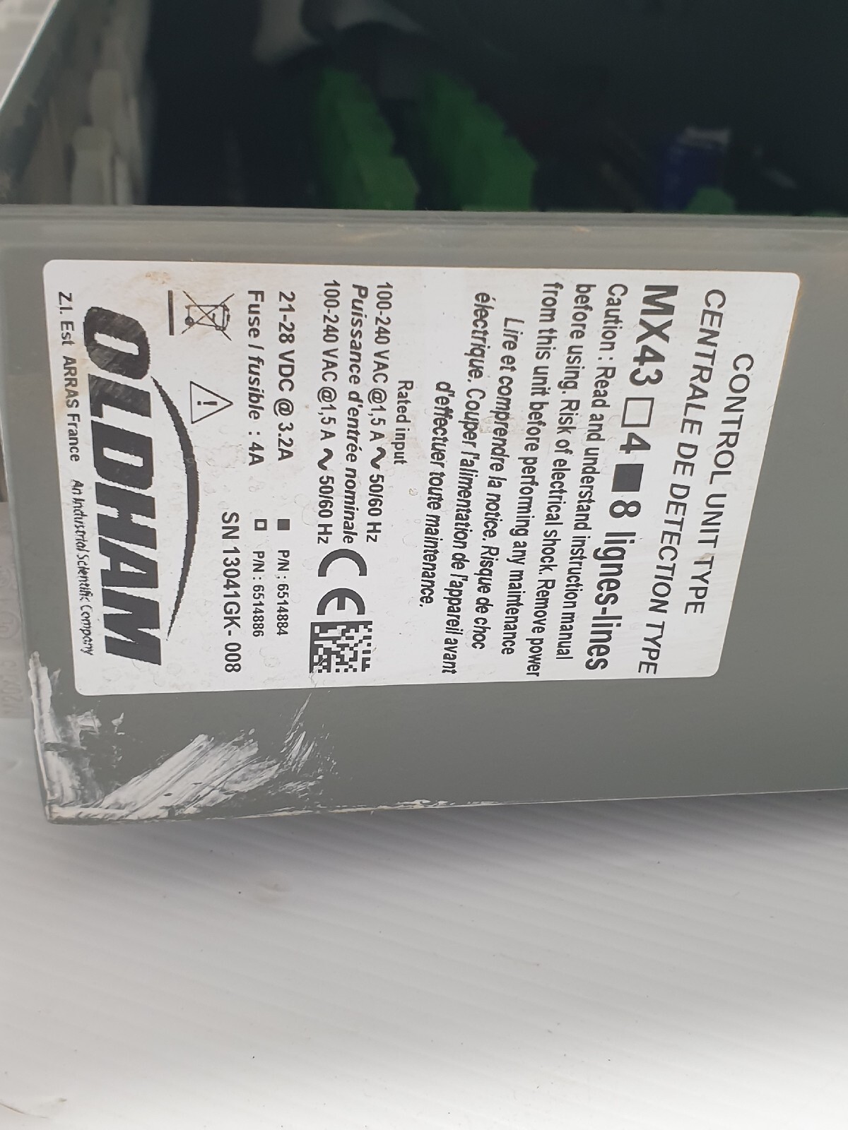 Oldham MX43 Fixed Gas Detection Control Unit for sale online | eBay