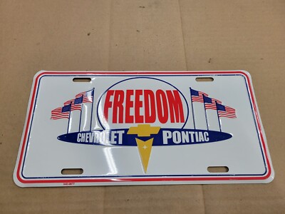 Freedom Chevy Big Stone Gap VA Metal Car Dealership Dealer License ...