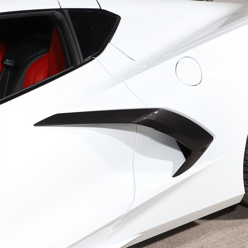 Carbon Fiber ABS Side Fender Vent Door Panel Cover For Chevrolet ...