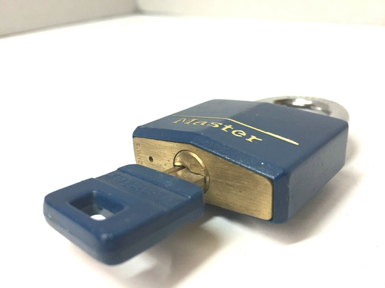 Master Lock Blue Corrosion Resistant Vinyl Aluminum 40 mm Door Gate ...