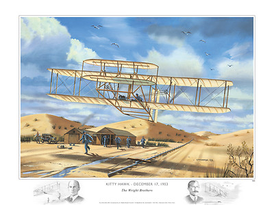 Poster Kitty Hawk, December 17, 1903 | eBay