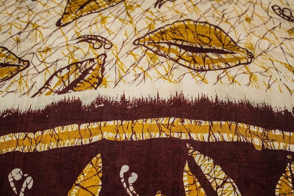 Pure Silk Fabric By The Yard Dress Making Cloth Collage Vintage ...