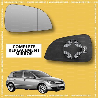RHS Right Driver Side WIDE ANGLE HEATED WING MIRROR GLASS Vauxhall ...