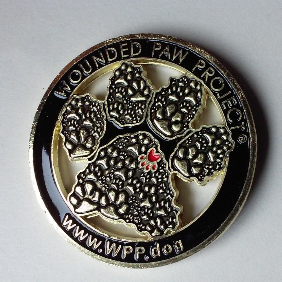 Large Collectable Coin Wounded Paw Project Saving A Paw To ... Looks ...