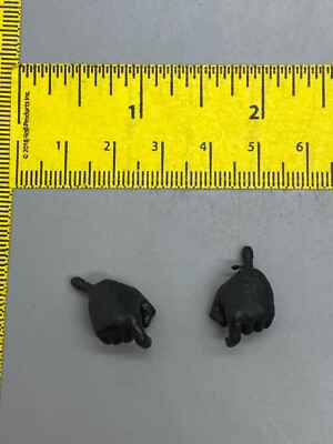 Black Gloves Hands Custom fodder Figure GI Joe 6" Cobra Classified ...