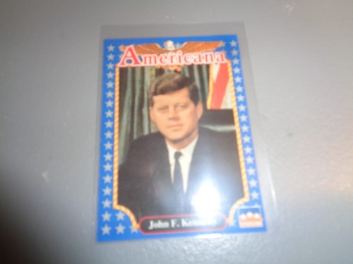 JOHN F. KENNEDY, 35th U.S. President, #82 - 1992 Americana Trading Card ...