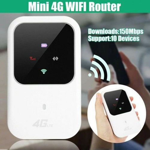 Wireless Unlocked 4G LTE Mobile Portable WiFi Router SIM Card MIFI ...