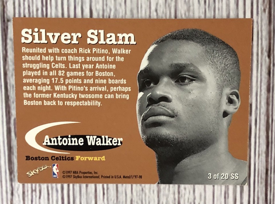 1997 Metal Universe Antoine Walker #SS3 Silver Slam Boston Celtics | eBay