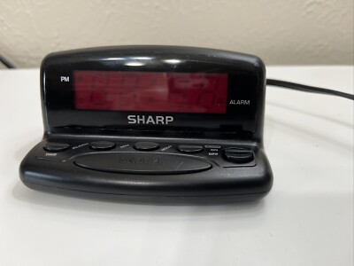 SHARP Travel Compact Alarm Clock Digital | eBay