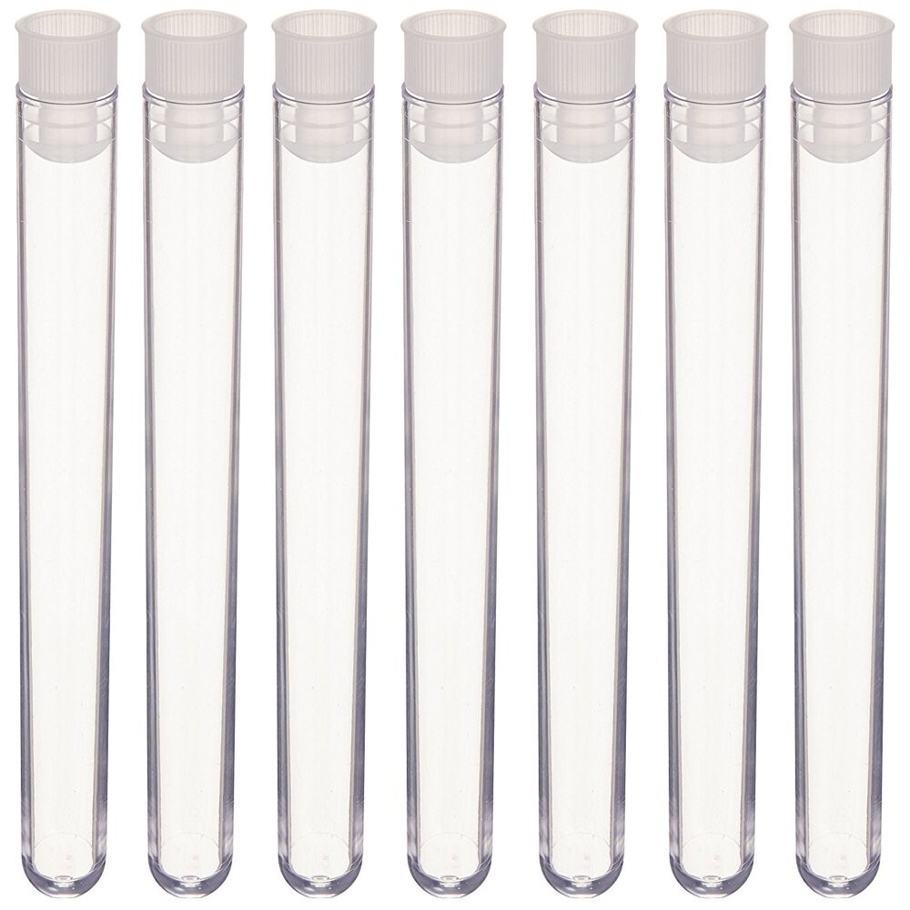 12x75mm Test Tubes, Polystyrene, Round BTM, 5ml Vol, KarterSci (Pack ...