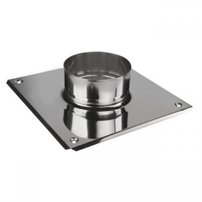 Chimney Top Plate with Flange Stainless Steel Flue Liner Connector ...